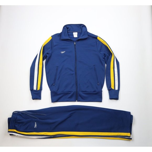 Speedo | Jackets & Coats | Vtg 9s Speedo Mens Small Spell Out Striped 2 ...